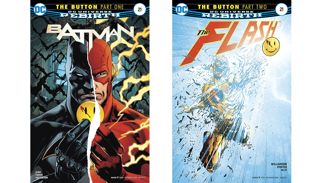 THE BUTTON Completo (Español) [DC REBIRTH] ~ ADICTOS ALOS COMICS