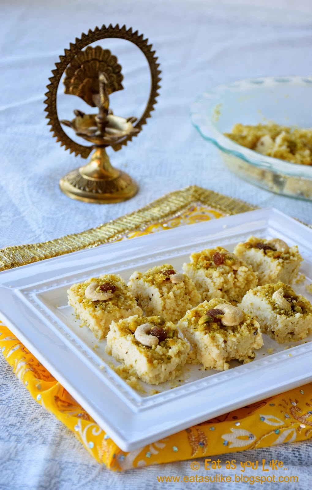 Eat as you Like: KALAKAND - MILK CAKE