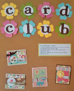 Paper Cottage: Card Club for March starts today!!