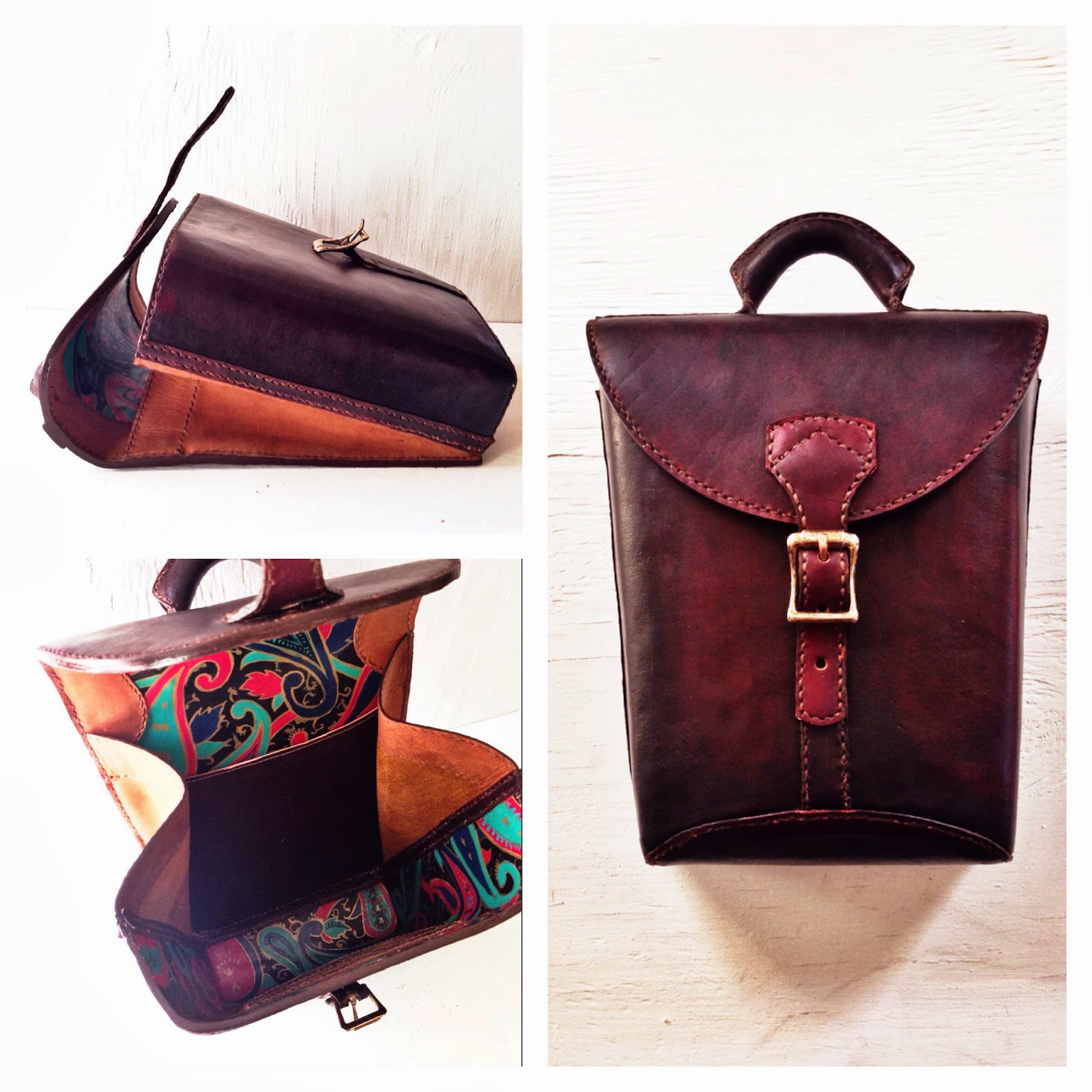 OPHILYA.: Handmade Leather side Pouch