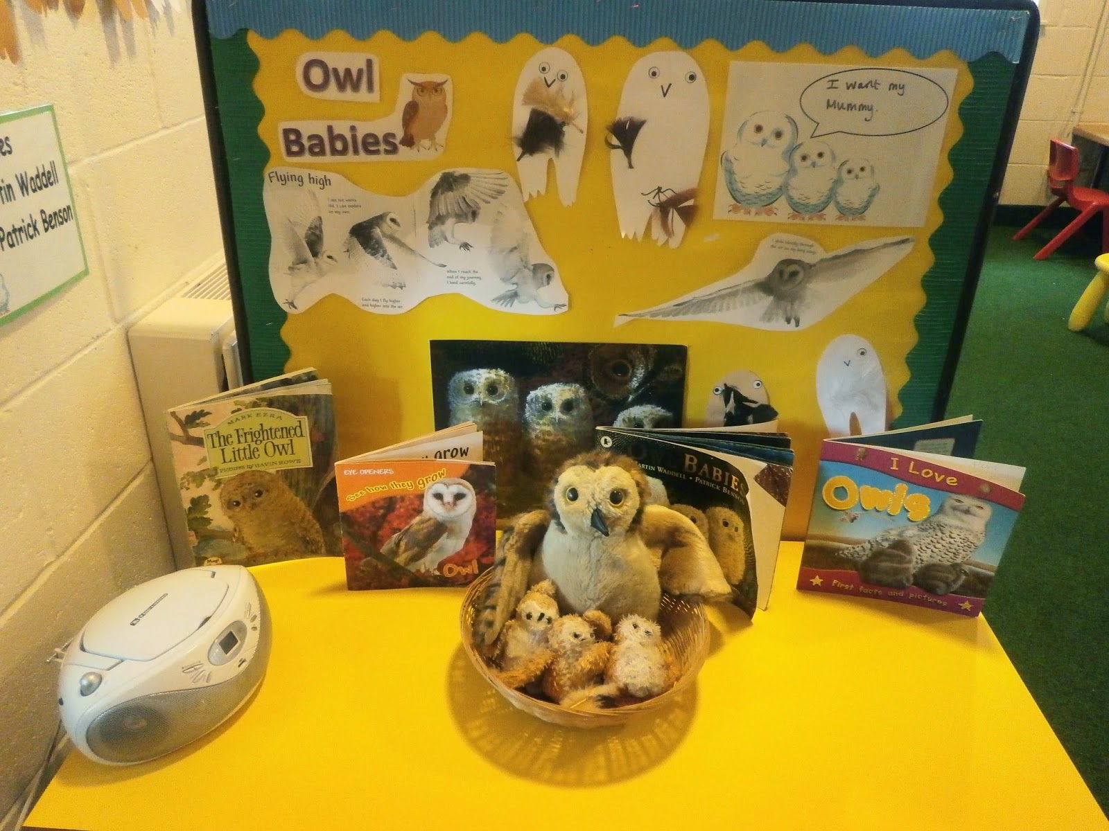 Our Lady's Nursery: Owl babies, family and lots of messy fun!