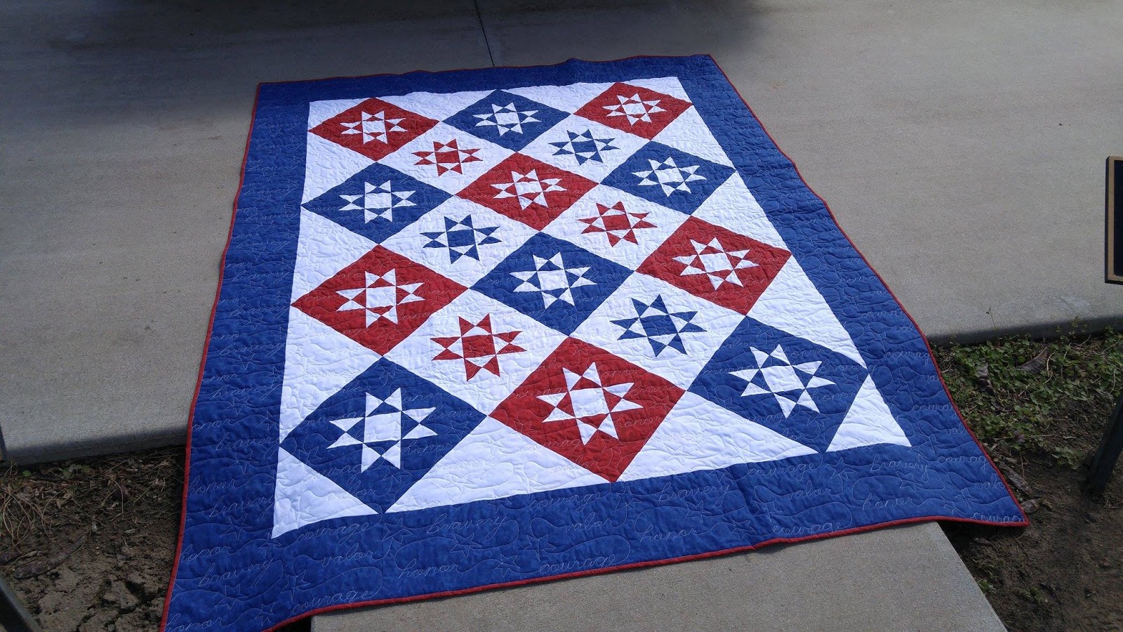 Slice of Pi Quilts: Honor, Courage, Bravery, Valor