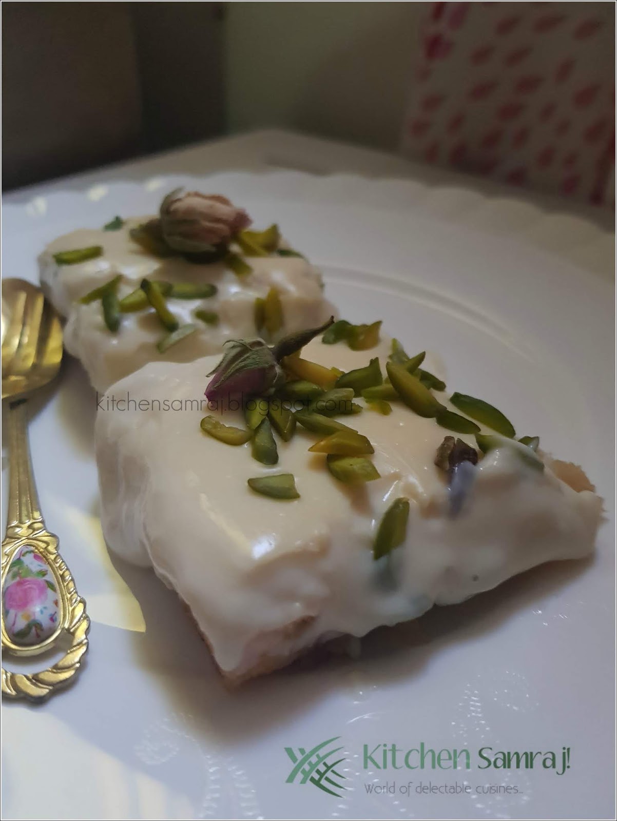 Aish El Saraya - Arabic Bread Pudding | Kitchen Samraj!