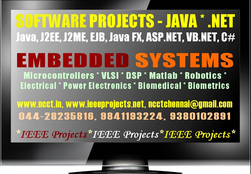 NCCT - PROJECT IMAGE GALLERY: Embedded System Project Kits, VLSI ...