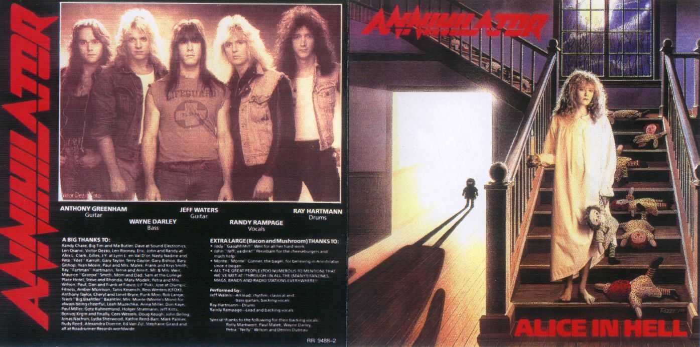 Rock 'n Roll FOREVER'S: Annihilator - Alice In Hell (1989)