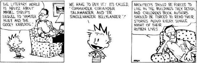 Calvin and Hobbes Comic strips: September 2011