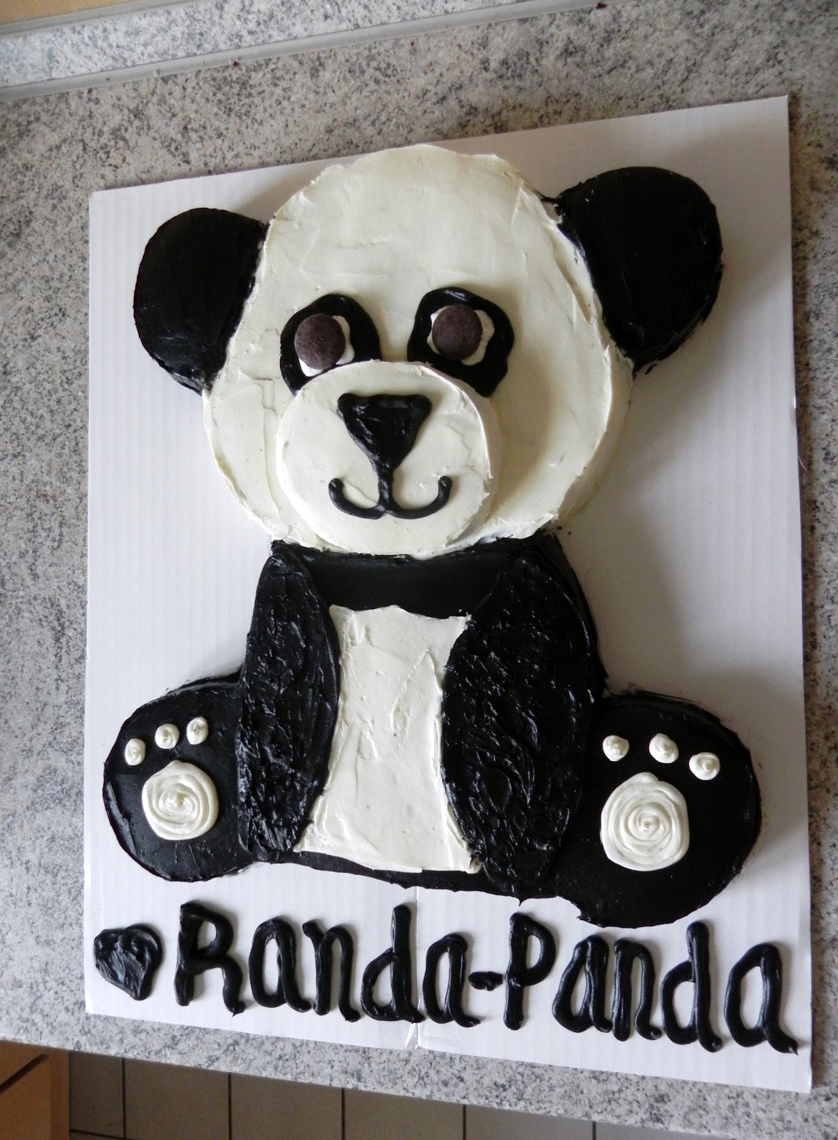 Coffee.Planners & Sunshine: Panda Bear Cake For Miranda