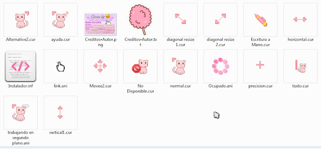Cursor NEKO PINK ♥ :D