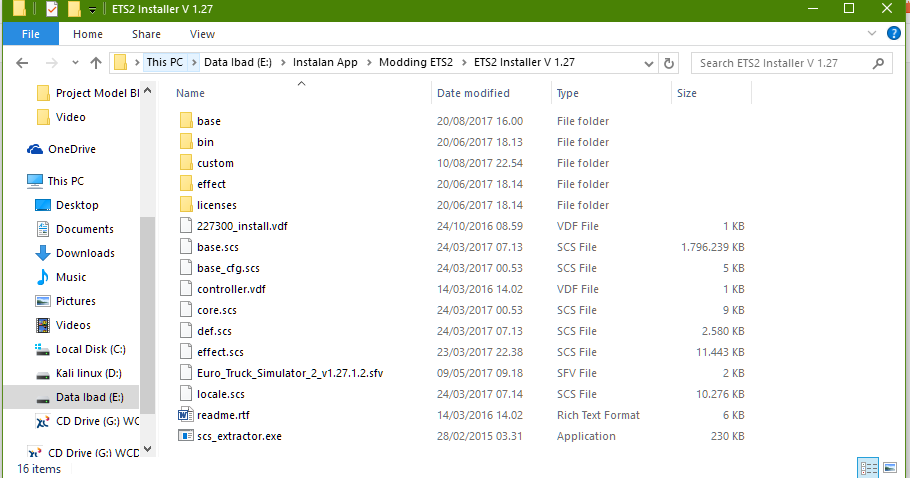 Tutorial Ekstrak File SCS Untuk Memodifikasi Filenya. ~ ETS2 Developer ...