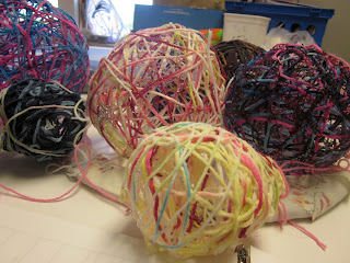 Art is Basic-- Art Teacher Blog: String Balls pt. 2