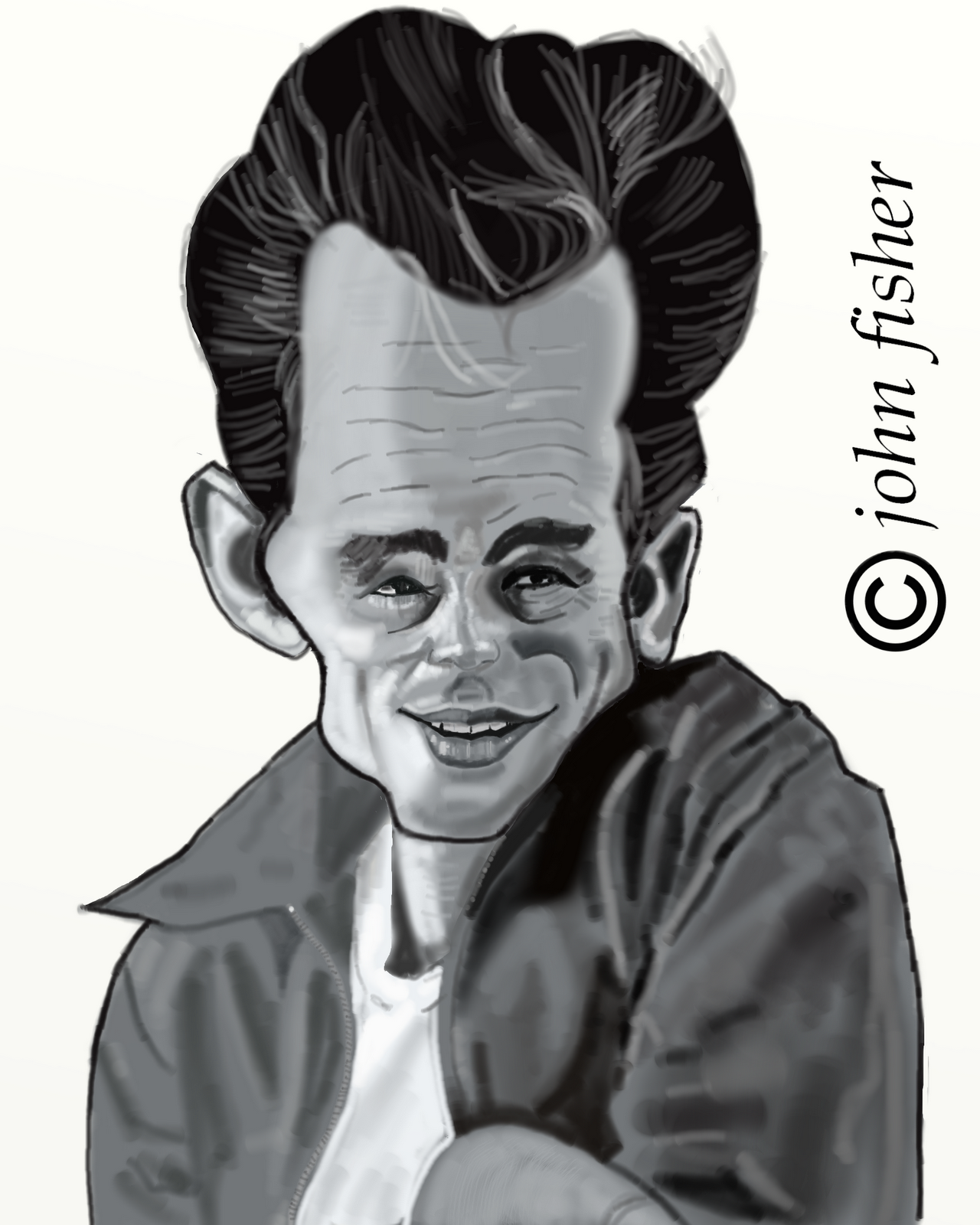 The Art of John Fisher: James Dean