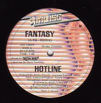 DISCOTRAX 80's: Hotline - Fantasy (12 "Inch.) 1982