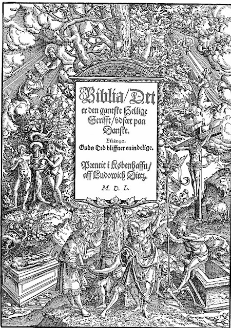 Religion på Birkerød Gymnasium: Christian den 3's bibel 1550