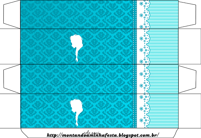 Elsa Silhouette: Free Printable Boxes. - Oh My Fiesta! in english
