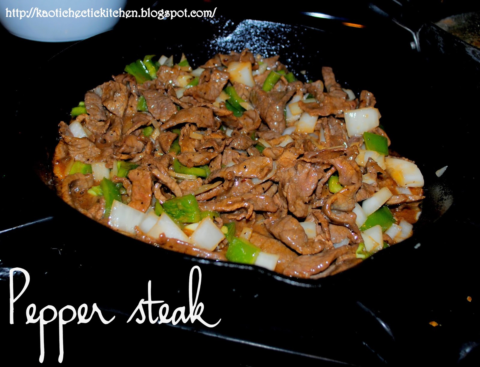 quick and easy pepper steak.. 30 minutes or less..