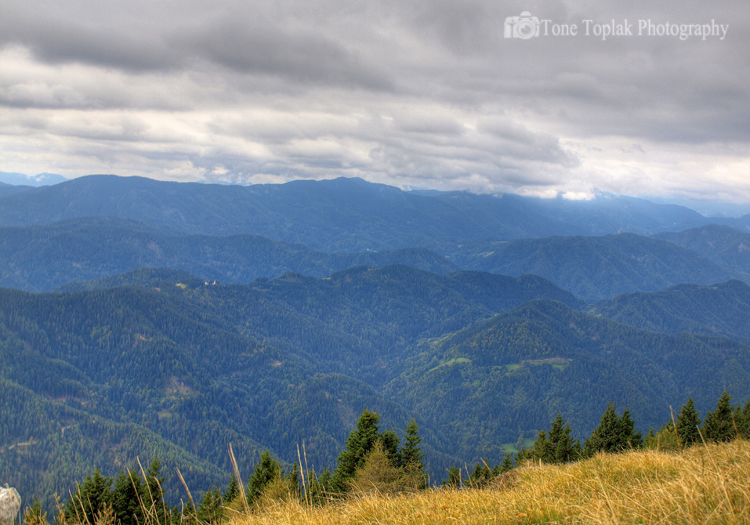 Narava hribi in gore: Oblačna Uršlja gora-1699m
