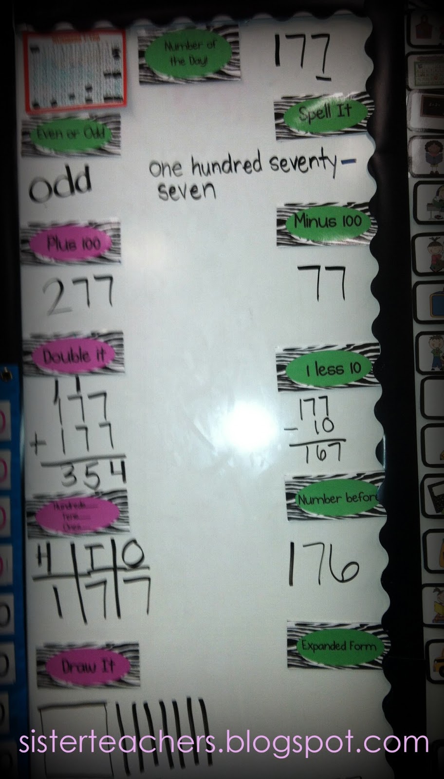 *Sister Teachers*: Number of the Day, a Freebie, and a Fabulous Giveaway!