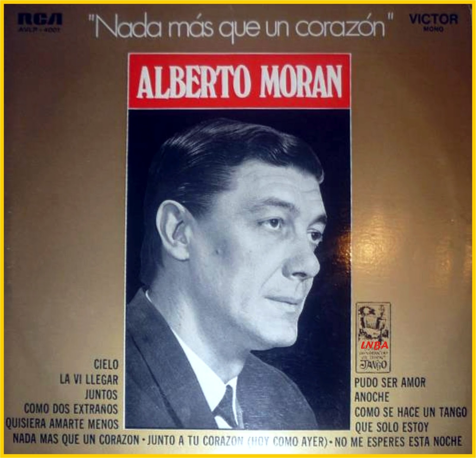La nova Botica del Aleman.: Tango - Alberto Moran - Nada más que un corazón