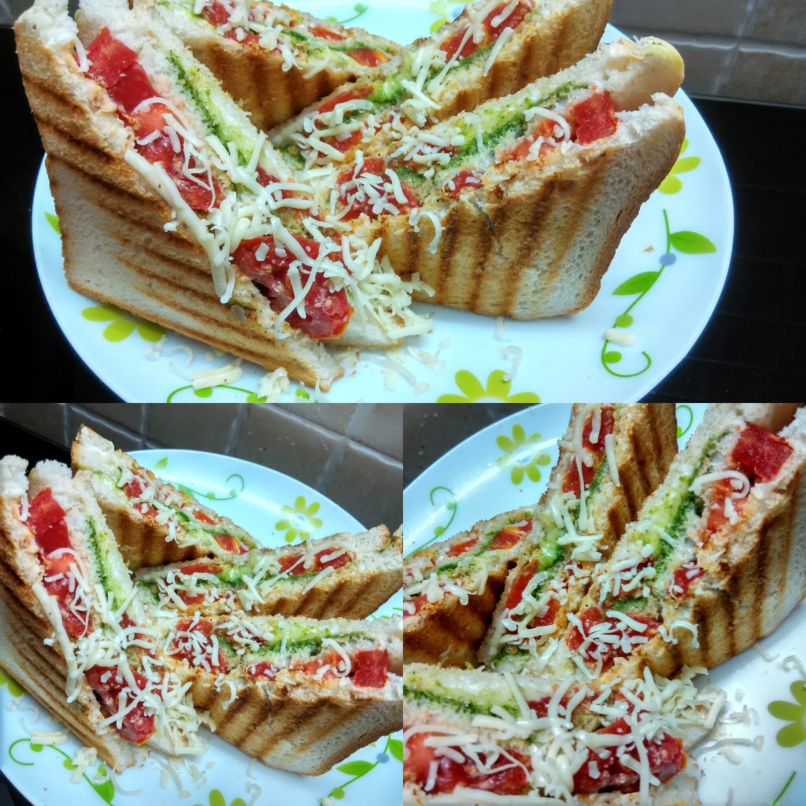 Grilled Tomato Chess Sandwich