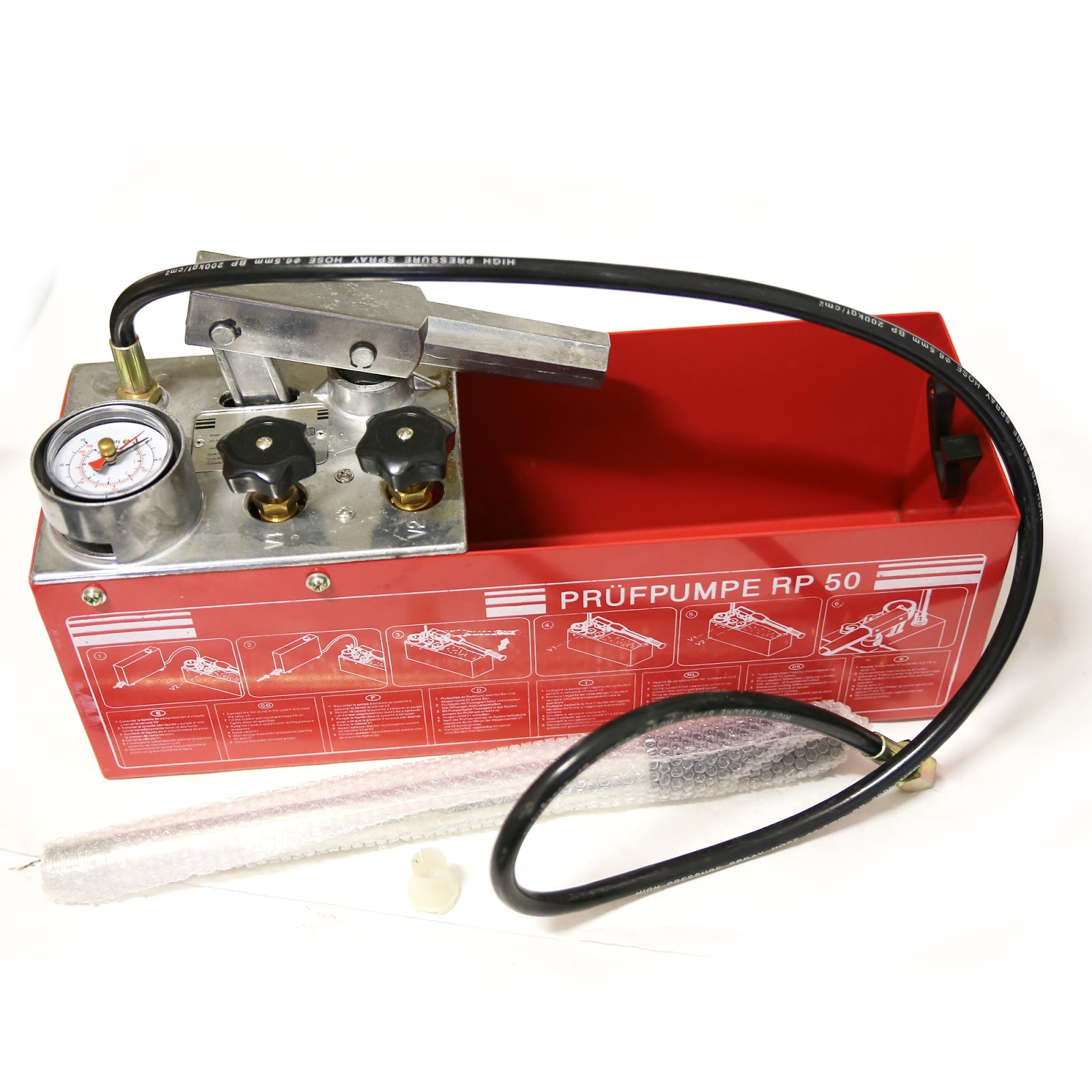 Survive the Elements: Prufpump Testing Pump RP-50 Water Oil Pressure ...