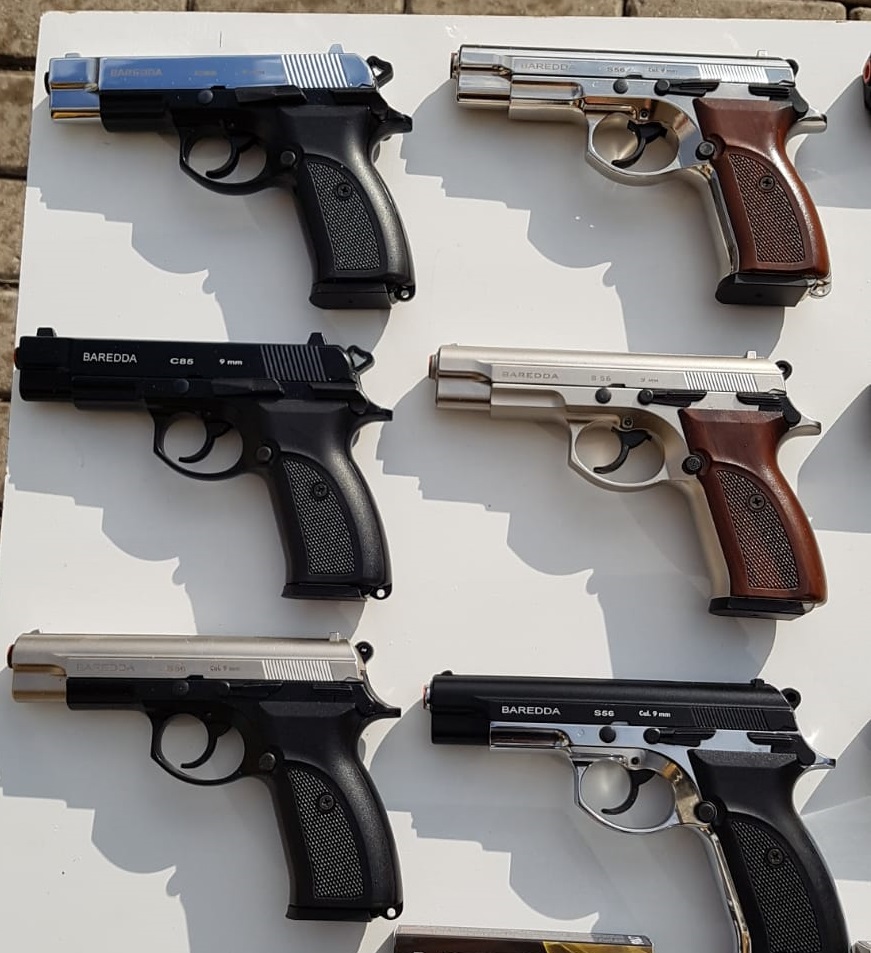 BAREDDA S56 Kurusıkı Tabanca Parlak Krom