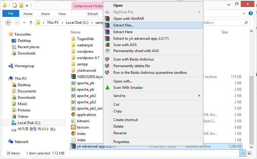 Setup And Installasi Yii Framework