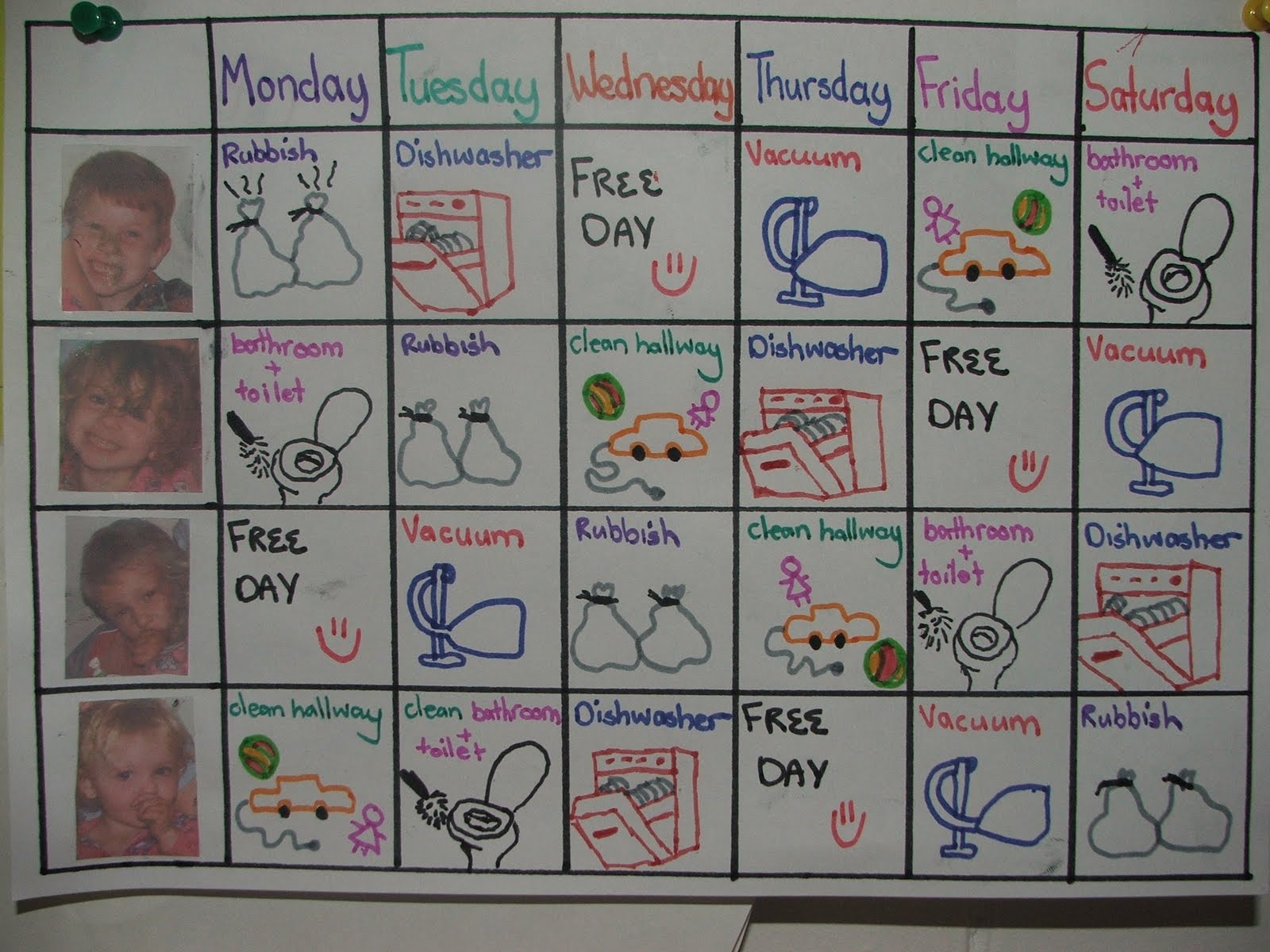 Charli's Chuckles: Chore-chart time!!