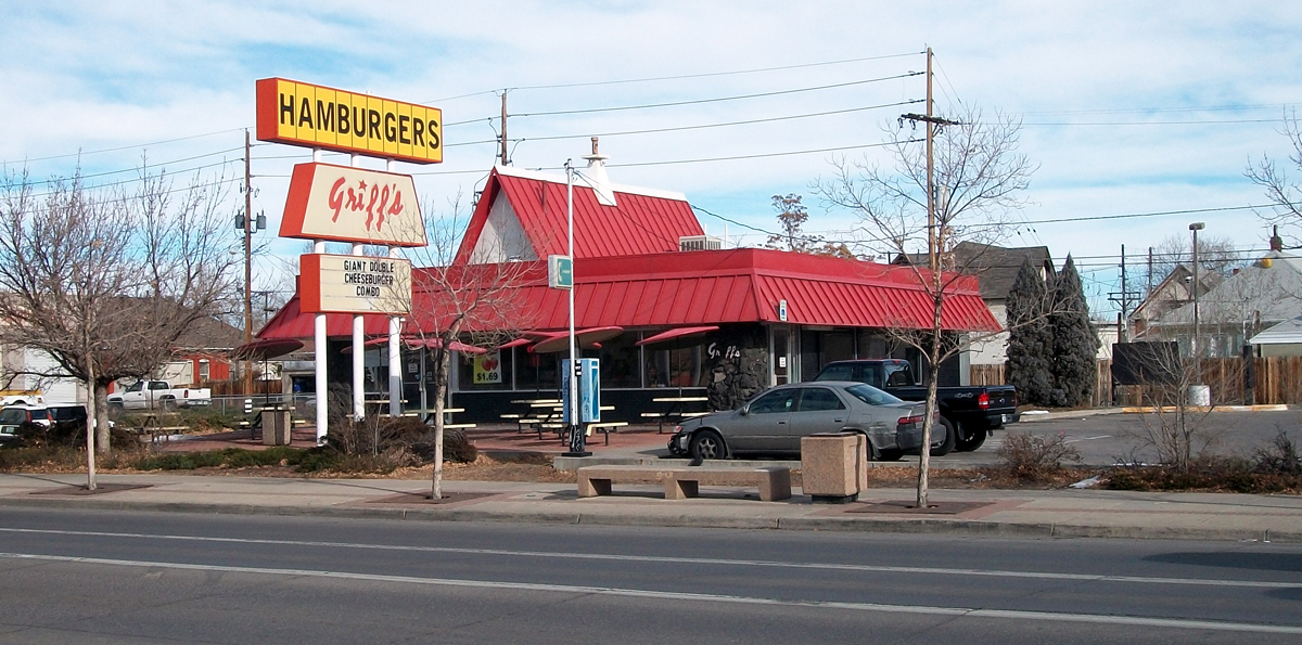 Dinner Break! Griff's Hamburgers - Denver, Colorado