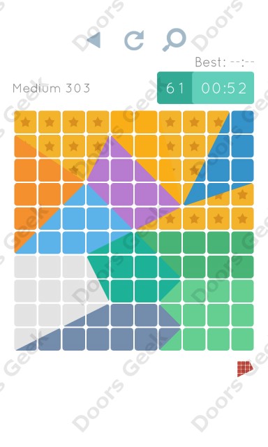 Blocks & Shapes [Medium] Level 303 Solution ~ Doors Geek