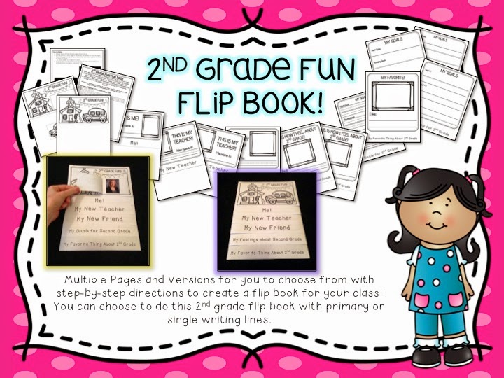 Back to School Flip Books - Read K2nd - A Spoonful of Learning
