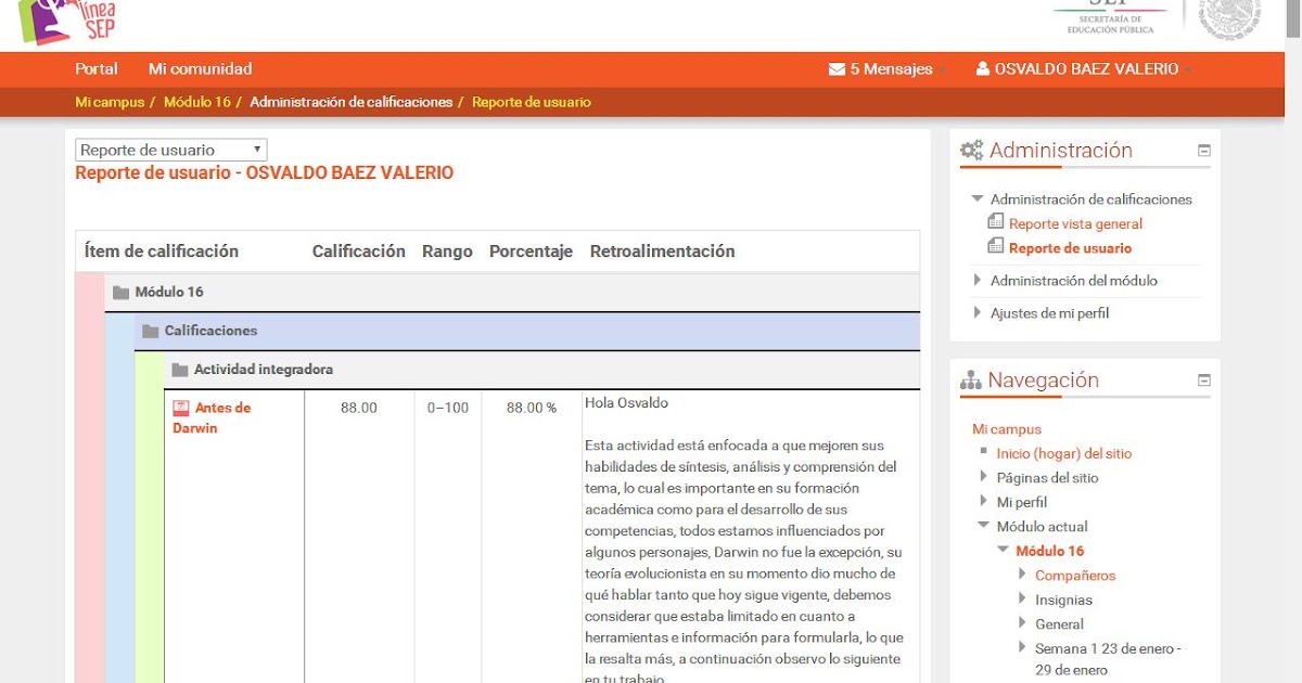 Mi Experiencia en la Prepa en Linea Módulo 16