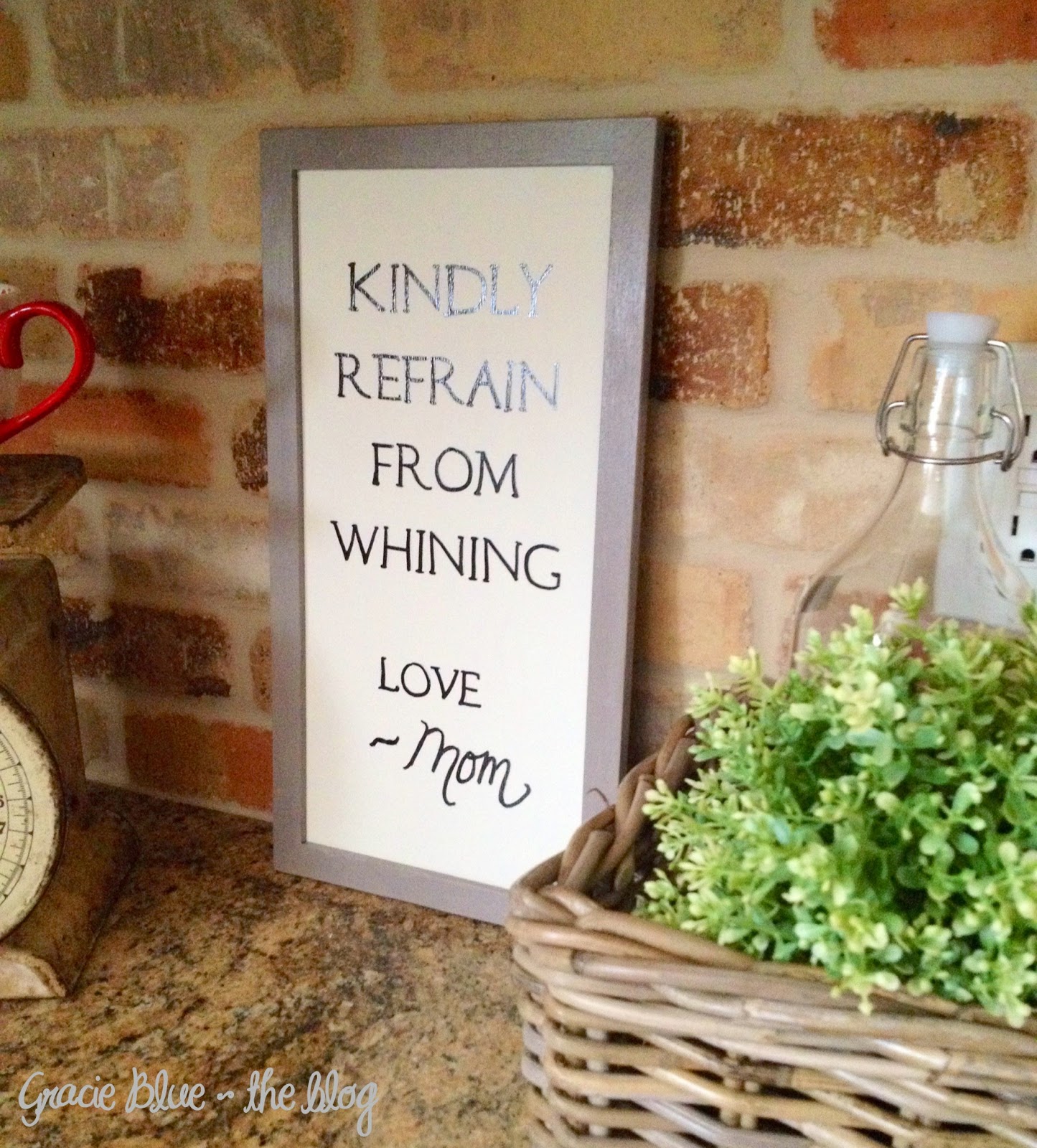 Gracie Blue : Kindly Refrain from Whining {what i made}