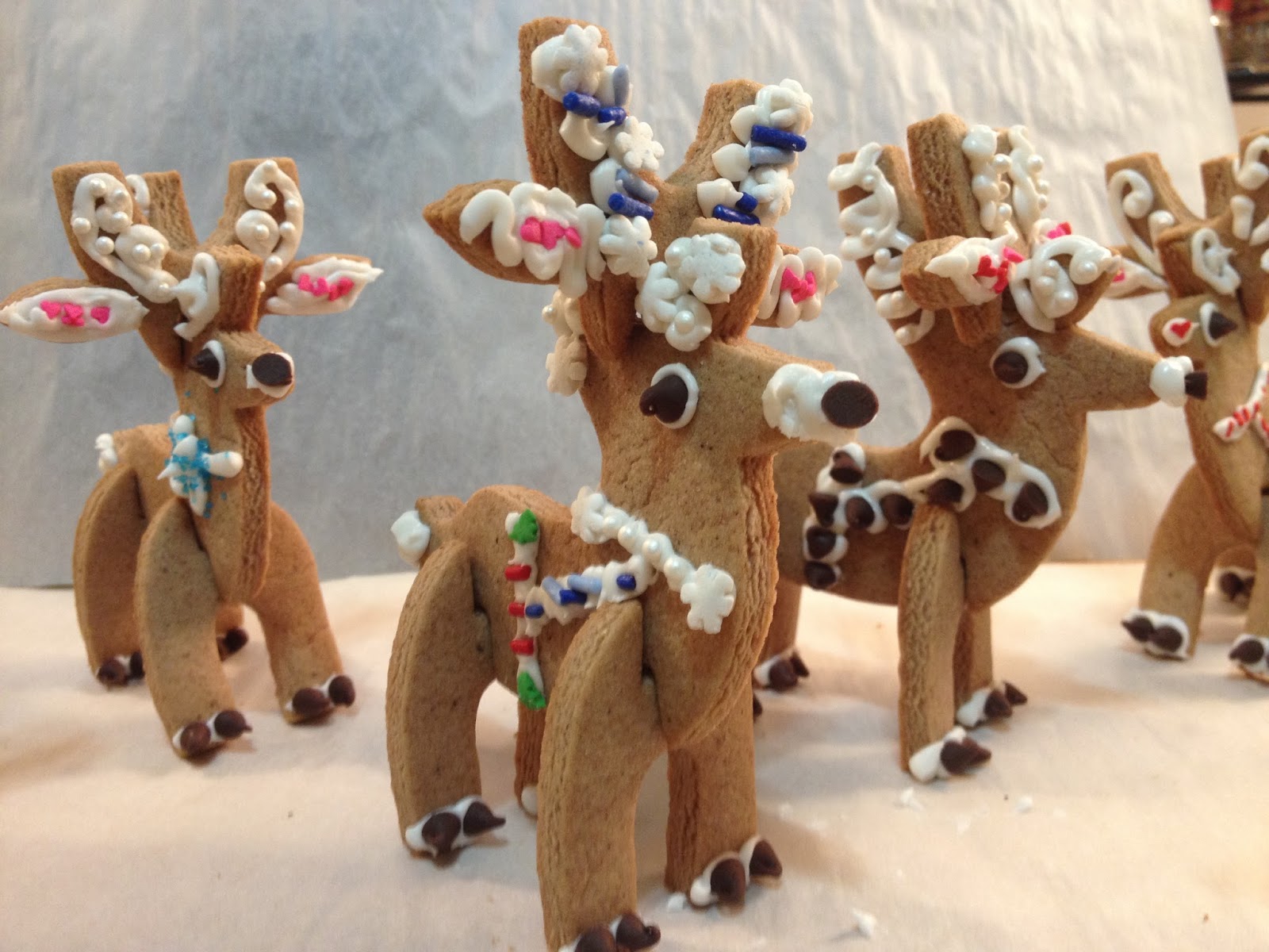 The Unknown Orchard: 3D Gingerbread Reindeer Cookies (now with ...
