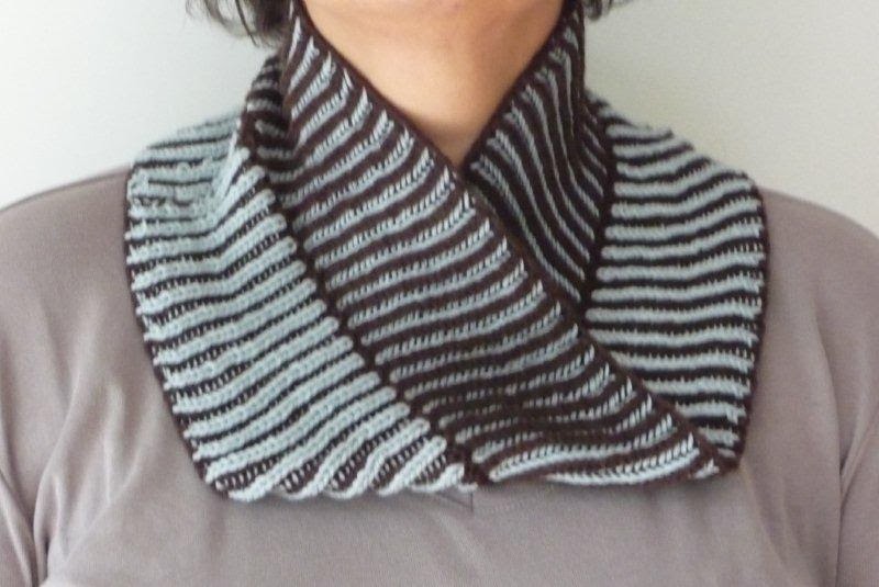 Creariet: Kleine Moebius sjaal / col breien patentsteek