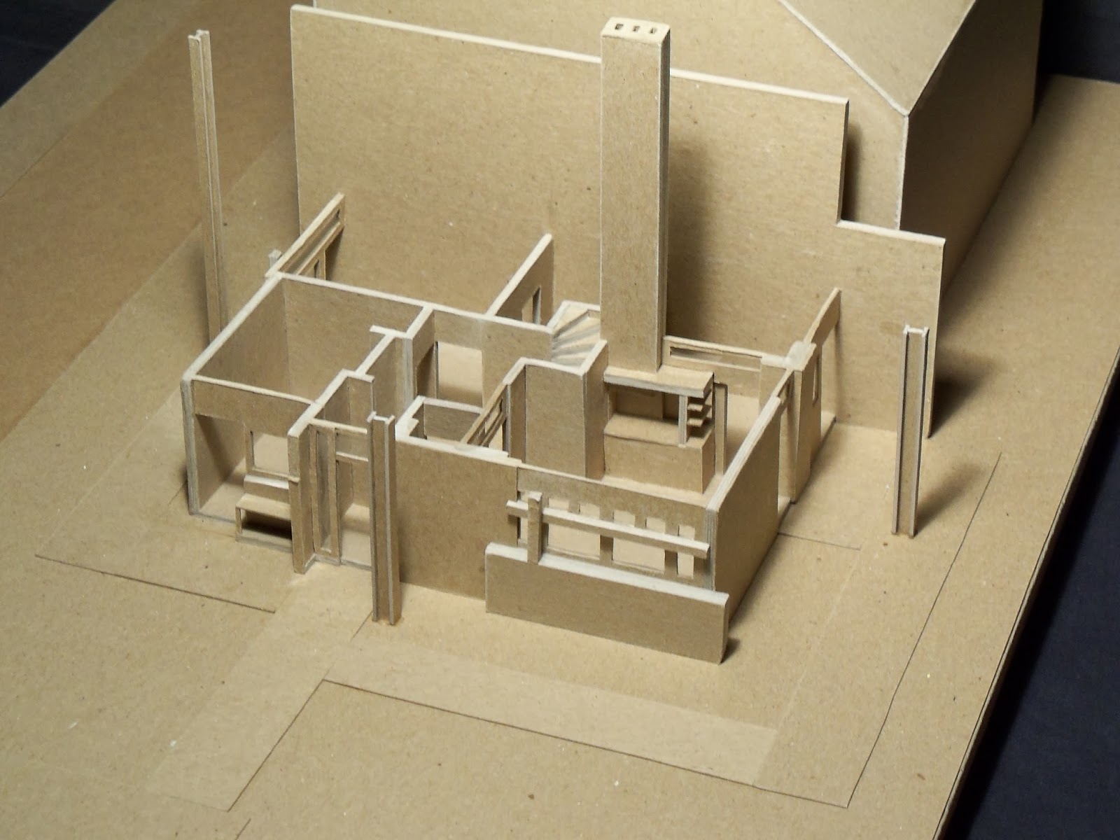Edward Bauknight Designs: Model of the Rietveld-Schroder House