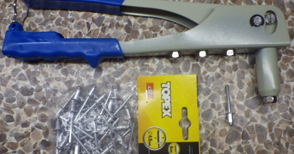 meserias in bricolaj: asamblarea cu pop nituri