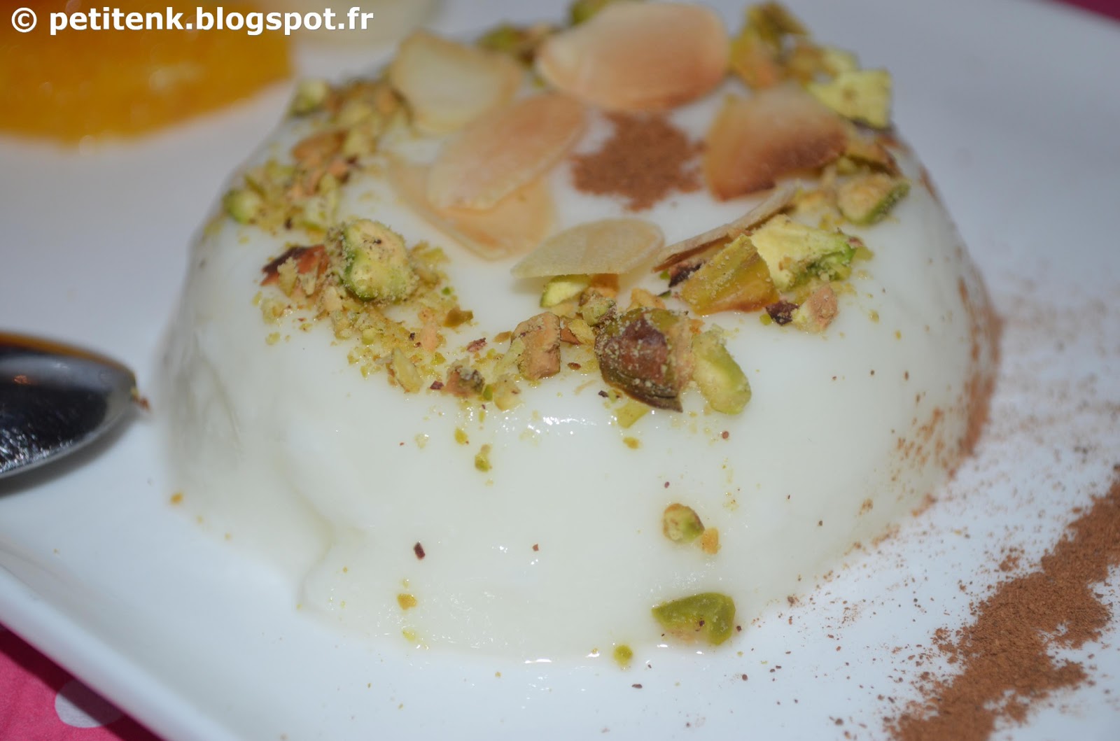 Petit en K: Mhalabia (crème dessert libanaise)