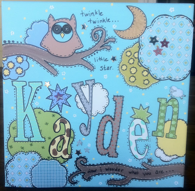 Rockwell Studios: Child's name art with some DIY tips.. too cute!