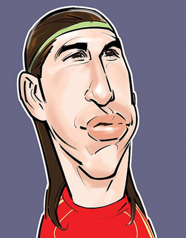 Sergio Ramos Cartoon Funny | ALL STAR CARTOON
