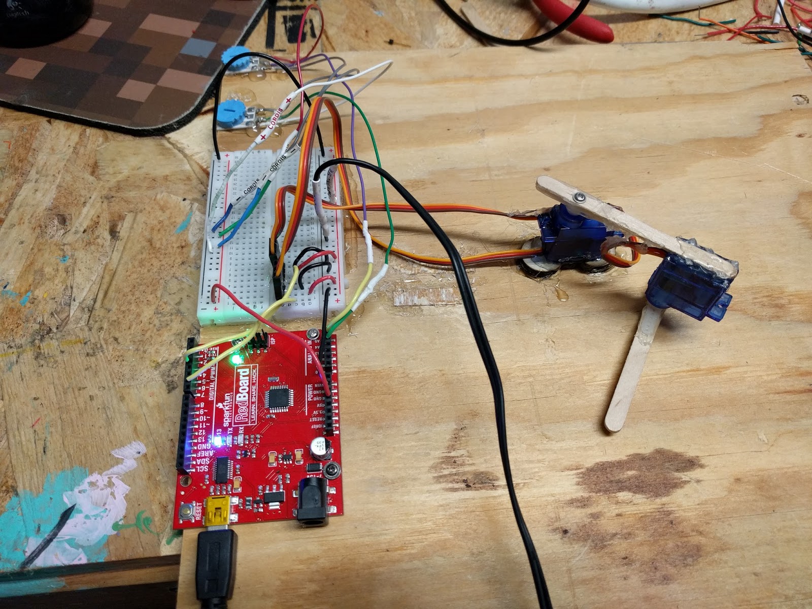 Building Stuff Makin Friends Simple Educational Robot Arm With Inverse Kinematics