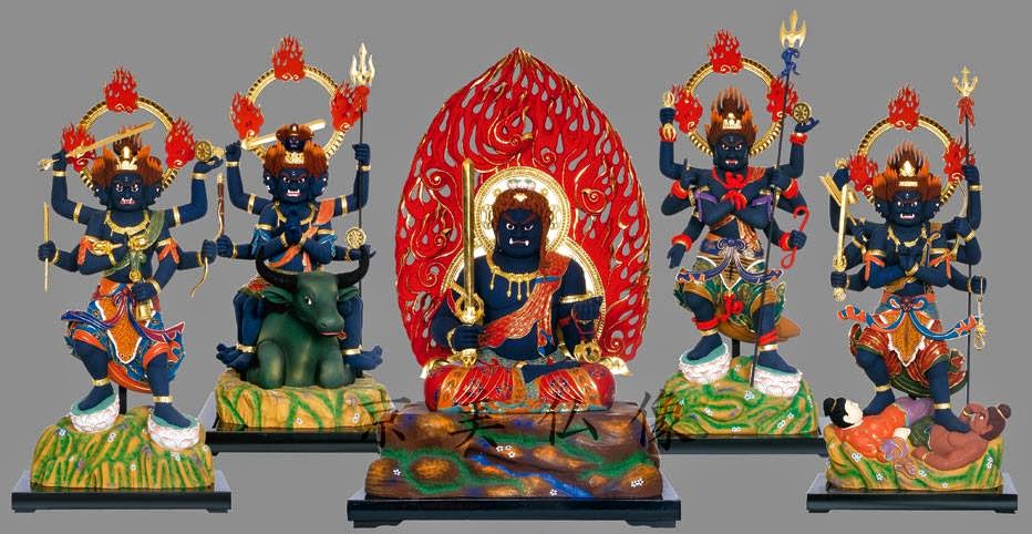 Fudo Myo-O - Introducing Japanese Deities: Godai Myo-O