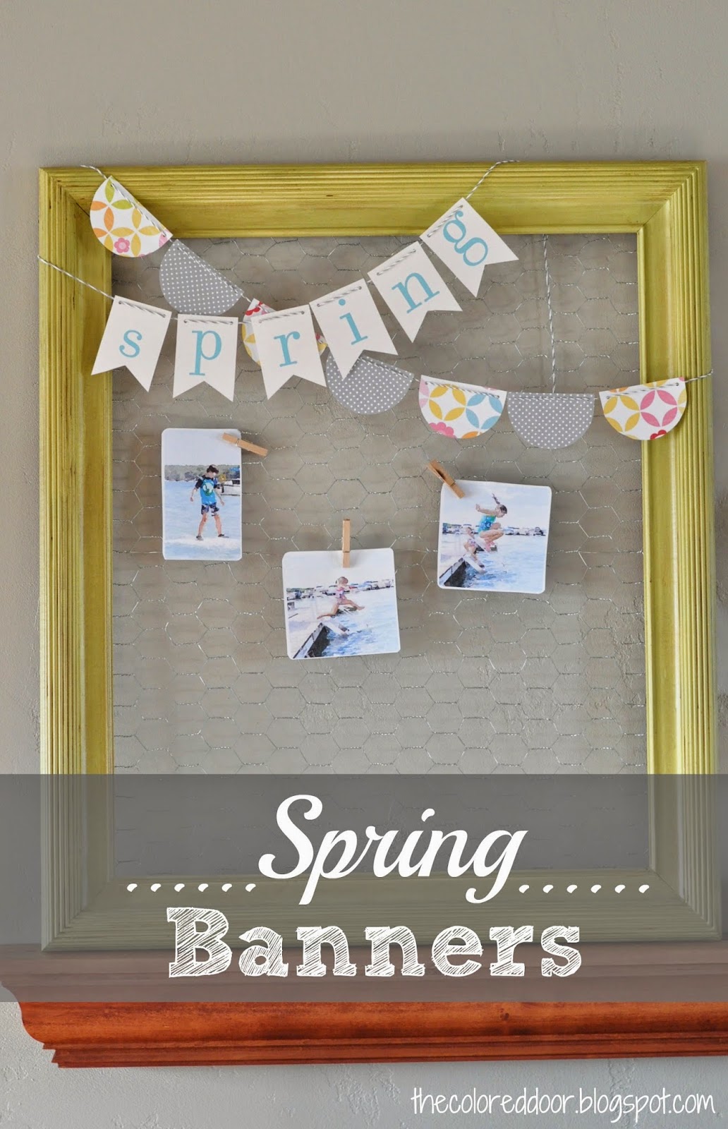 the colored door: Spring Banners