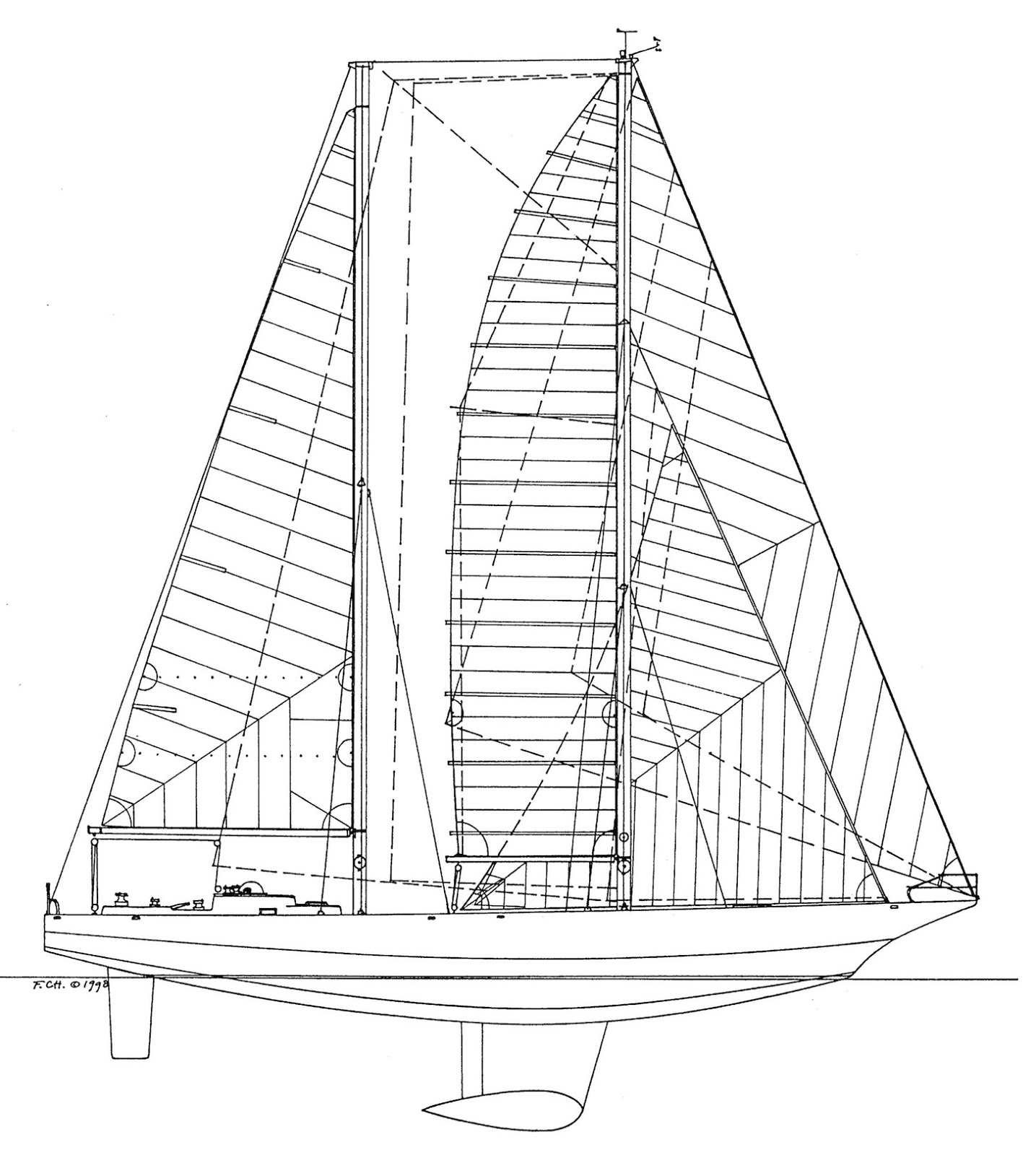 Chevalier Taglang: LES PEN DUICK D'ERIC TABARLY A BREST