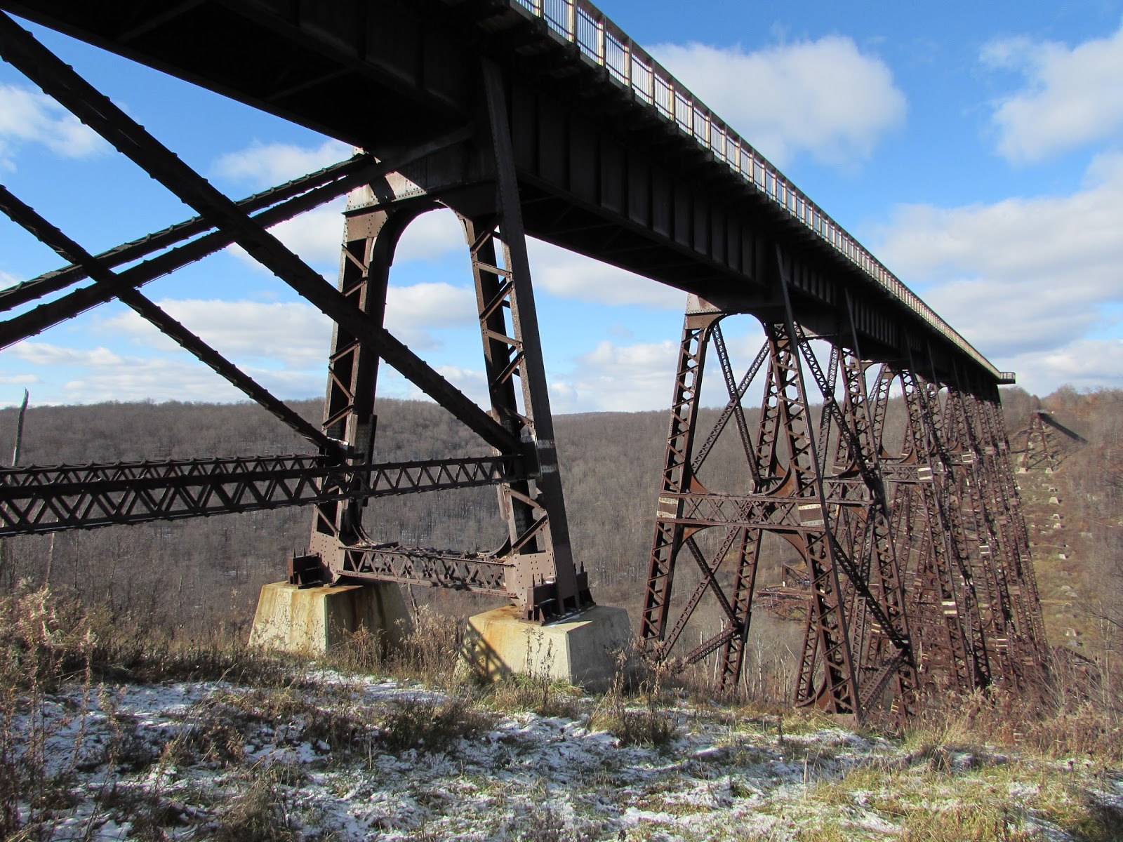 Kinzua Bridge State Park with a Touch of Winter | Interesting ...