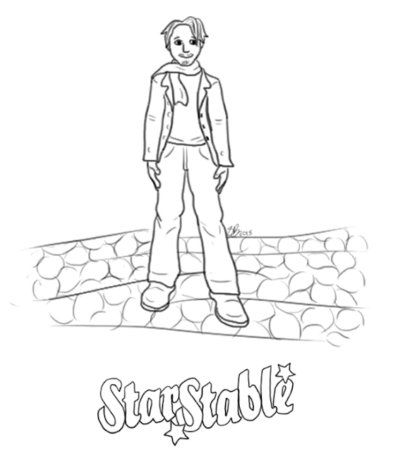 Star Stable z Pamelą: Kolorowanki Star Stable