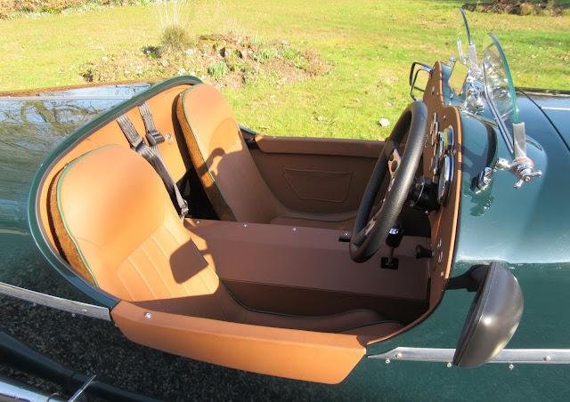 Aero Merlin MG 3 barrelback three wheeler: Alan's barrelback!