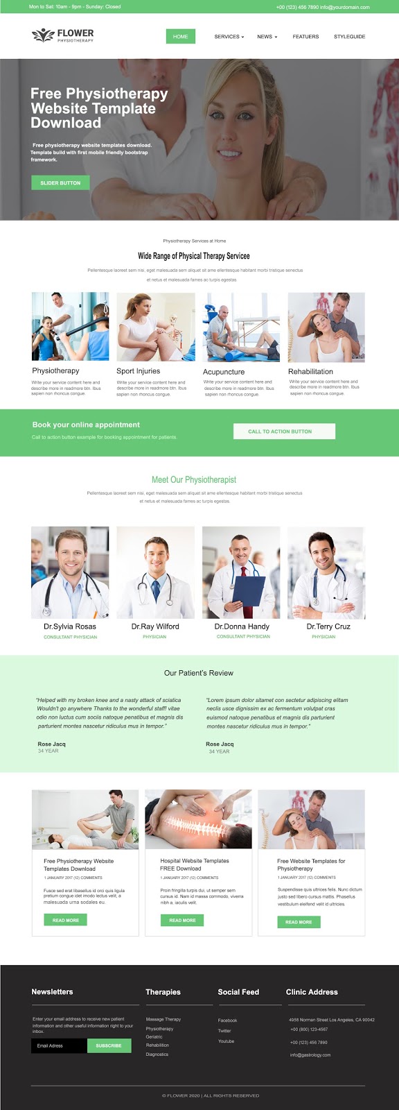 Mrs. Sunita - Graphic / UI Designer: Mockup2 - Design Of Theraphy ...