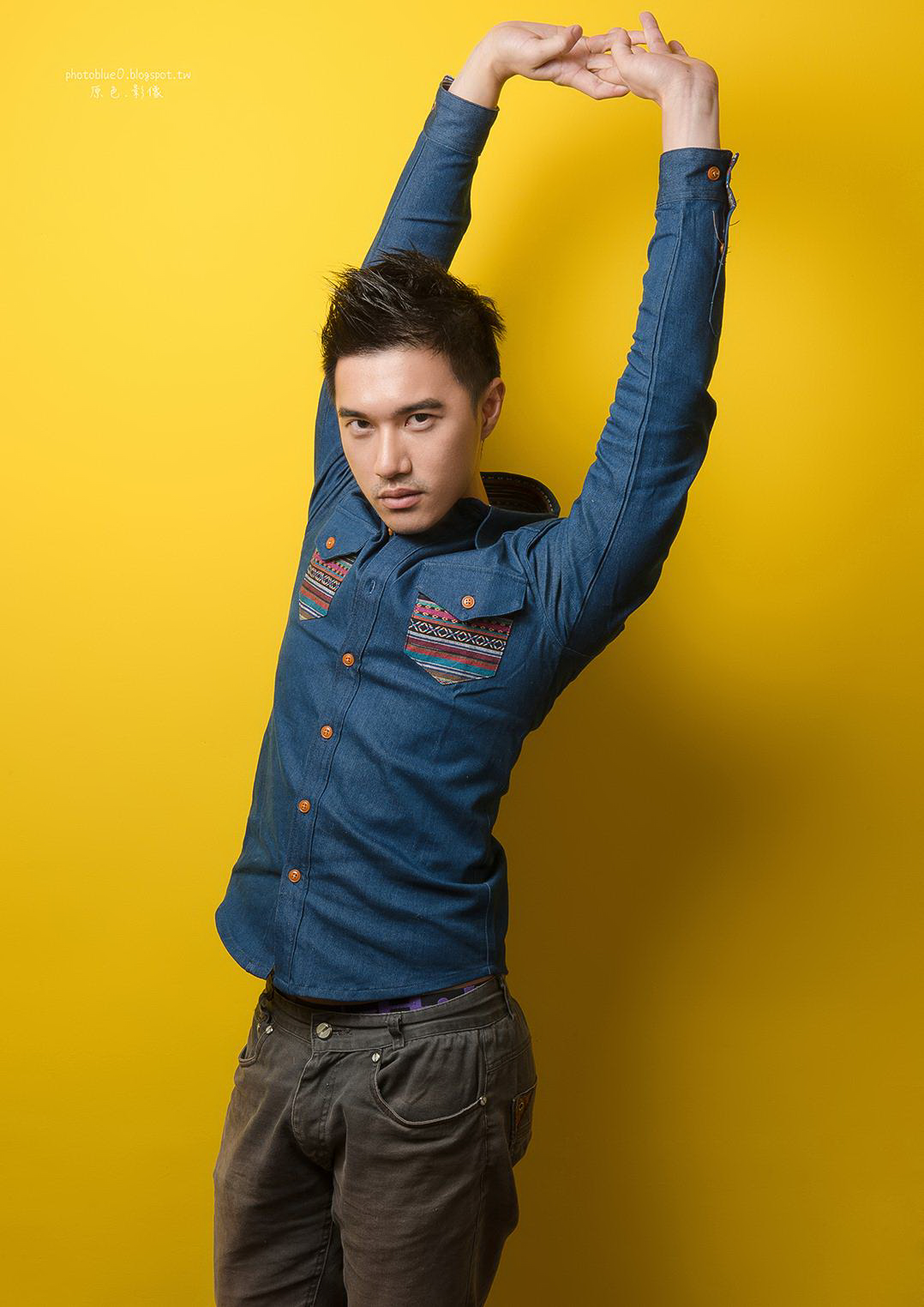 HOT MALE MODELS: Blue Man 39