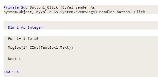 Ejemplos del Ciclo FOR
