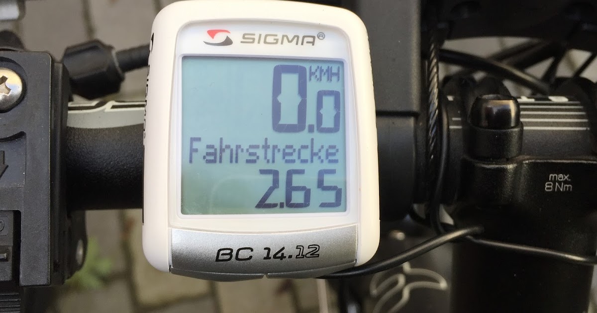Alltagsradler: Fahrradcomputer von Sigma